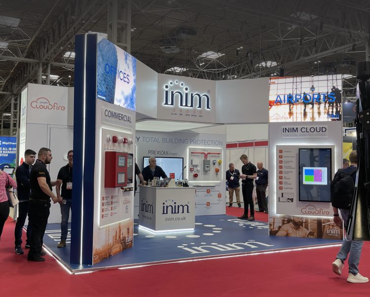 Inim Fire Safety Event Stand Design by expressive design.